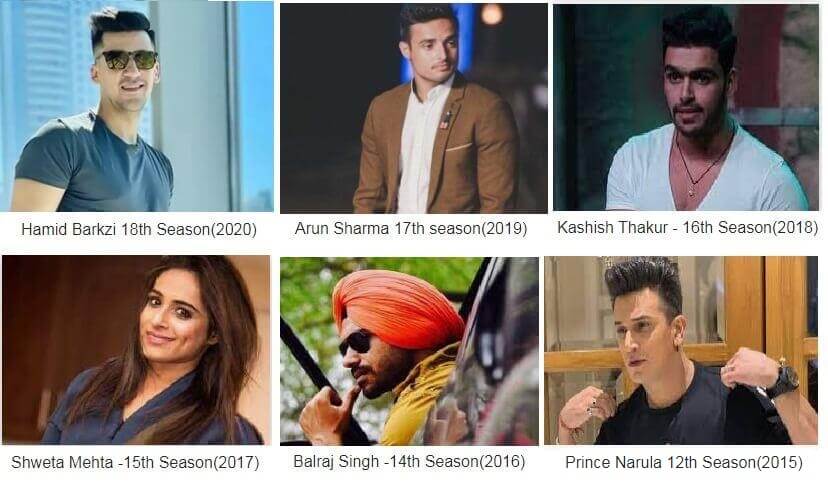 List of MTV Roadies Winners of All Seasons, MTV Roadies
